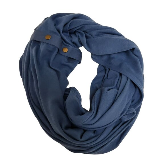 42 Pops | Accessories | 42 Pops Women Blue Neck Infinity Scarf ...
